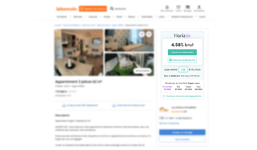 Plugin rendement locatif | Horiz.io